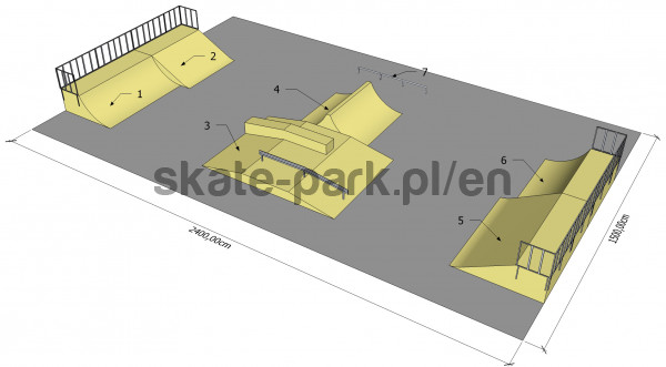 Sample skatepark 960309 - Building skatepark and design skateparks.